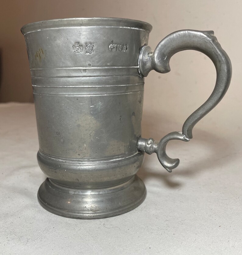 Rare Antique 18th Century Handmade Pewter Beer Mug Stein Early Touch Mark 1700's - Etsy