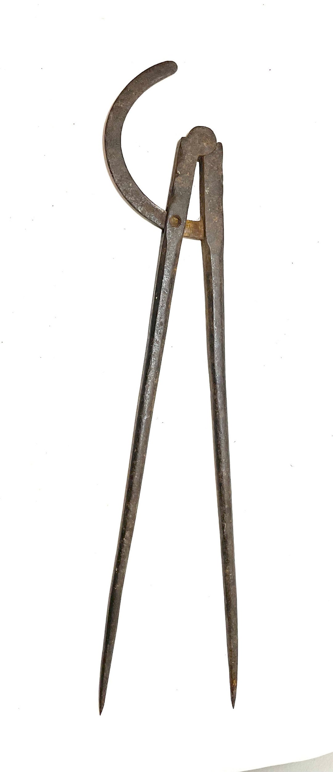 Very Rare Antique 18th Century Handmade Solid Wrought Iron Compass ...