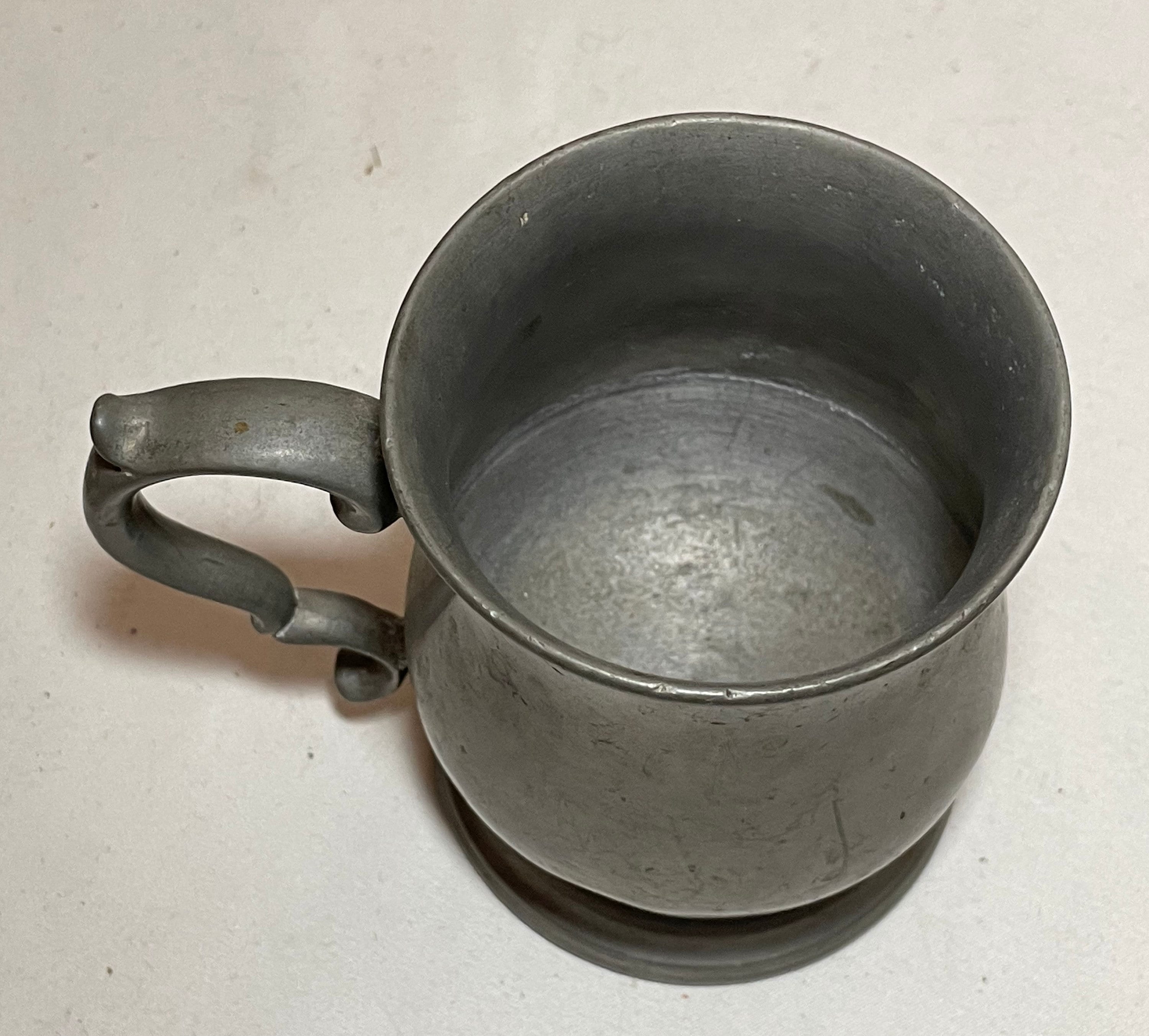 Rare Antique 18th Century 1700's Handmade Pewter Beer Child Mug Stein Touch Mark - Etsy