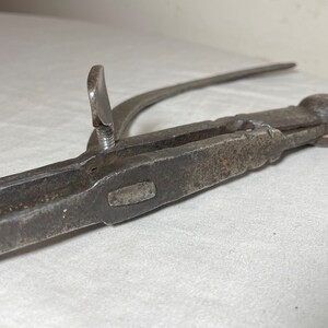 LARGE Rare Antique 18th Century Handmade Solid Wrought Iron Compass ...