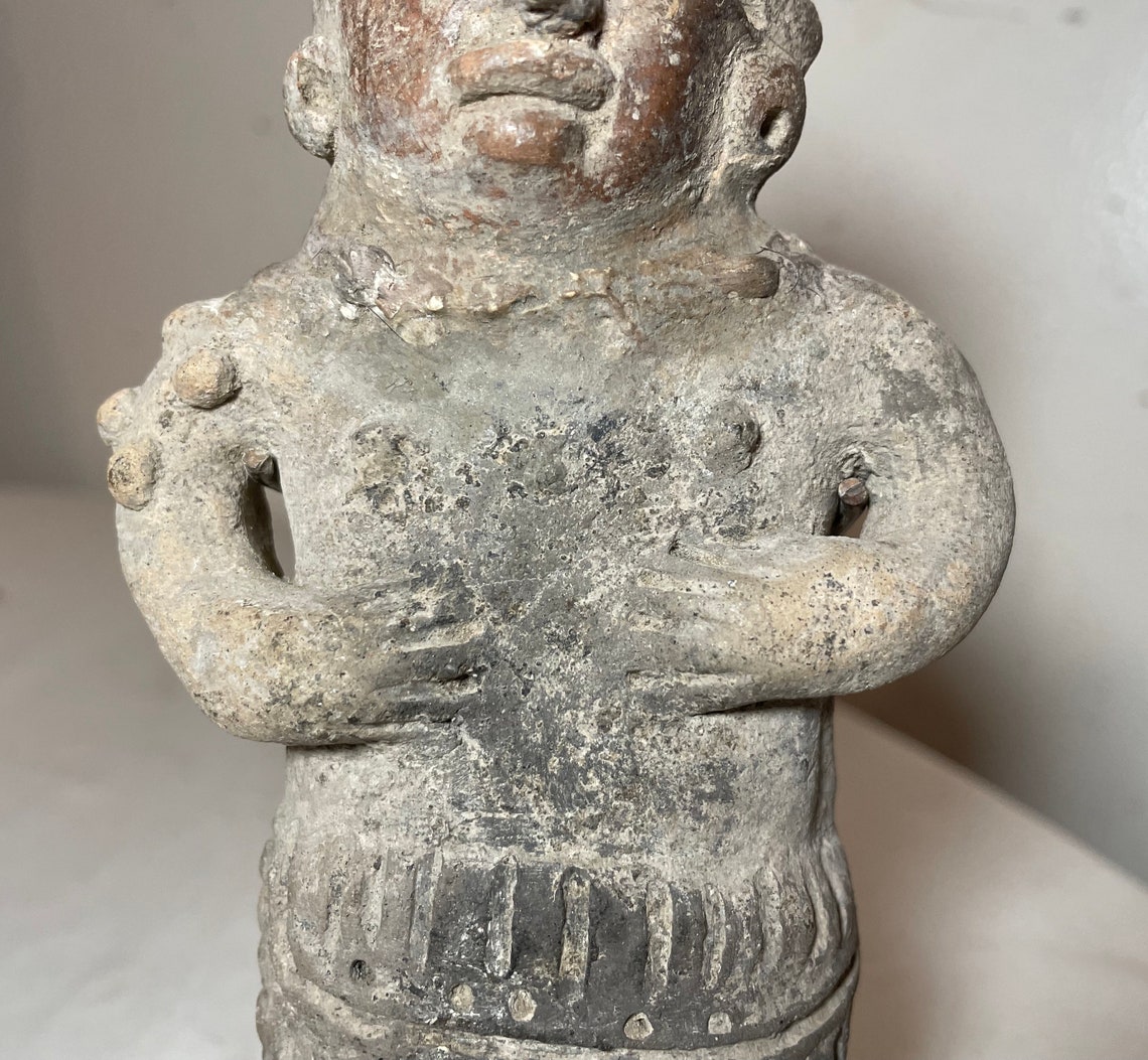 Ancient Pre Columbian Ecuador Terracotta Pottery Face 200 AD - Etsy