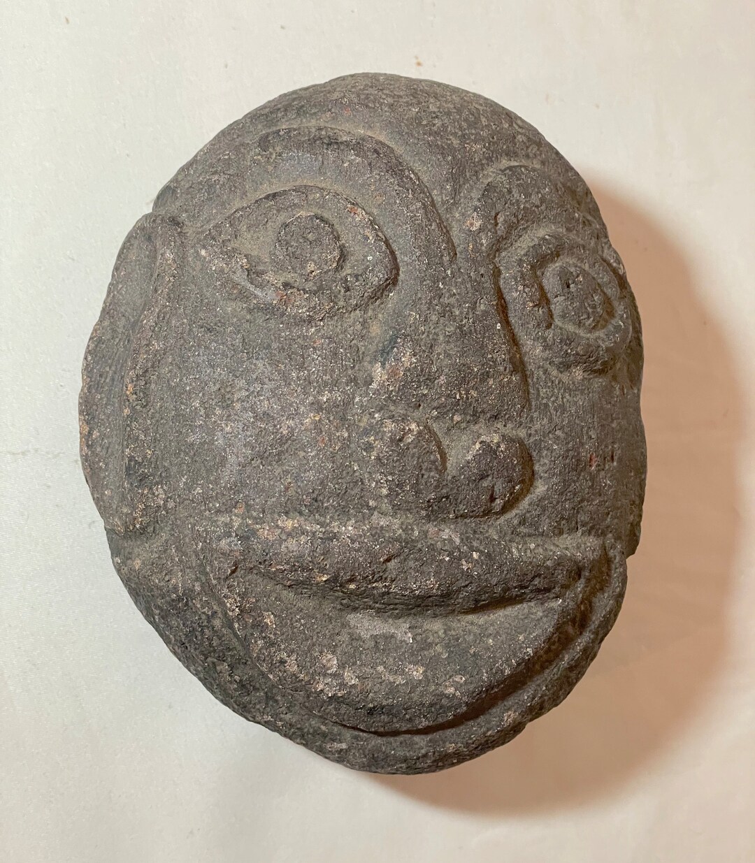 Ancient 16th Century Antique Mexican Mayan Natural Stone Rock Face ...