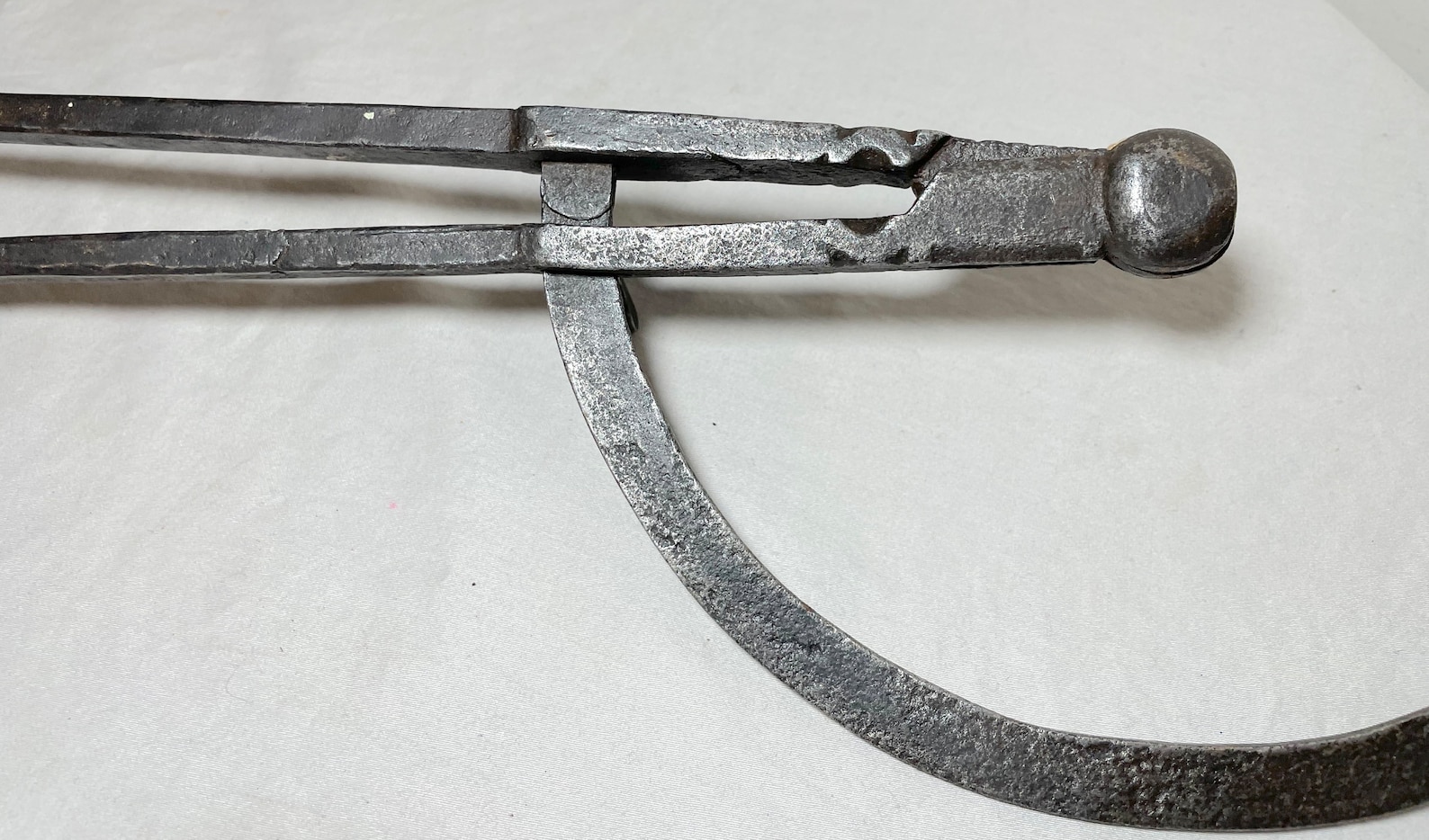 LARGE Rare Antique 18th Century Handmade Solid Wrought Iron Compass ...