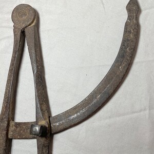 Very Rare Antique 18th Century Handmade Solid Wrought Iron Compass ...