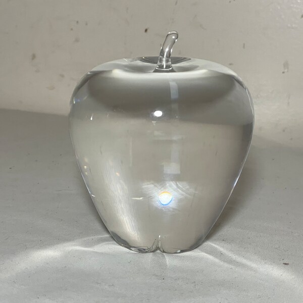 Steuben Glass Apple - Etsy