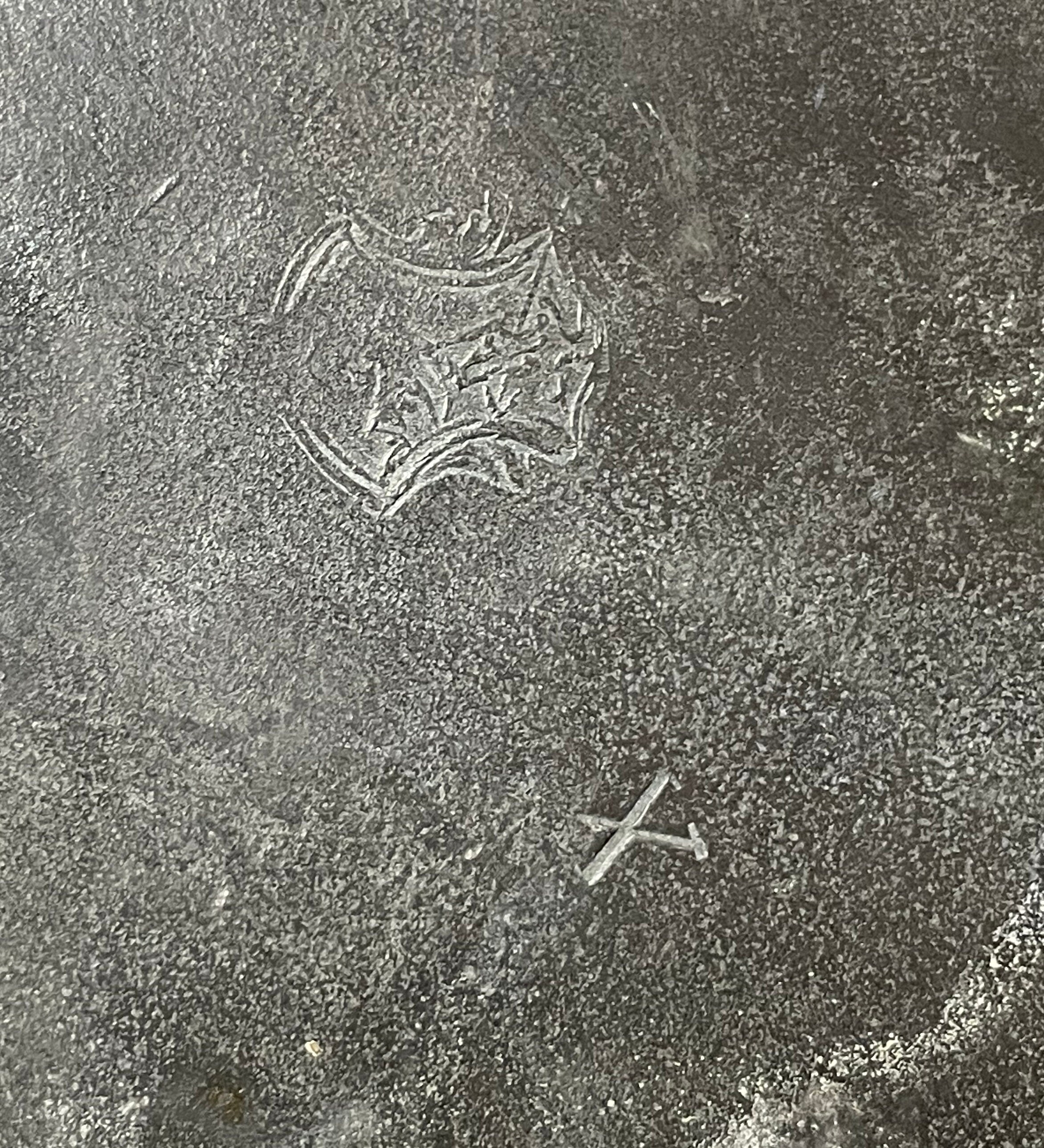 Rare Antique 18th Century European French Forged Pewter Dinner Plate ...