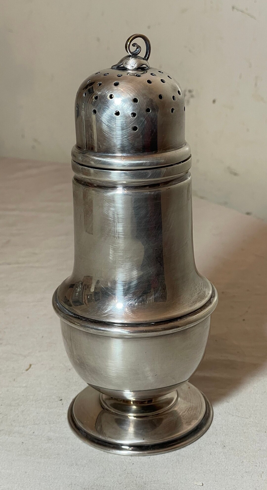 Vintage Silver-plate Hallmarked Silverco Muffineer Sugar Dredger Shaker ...