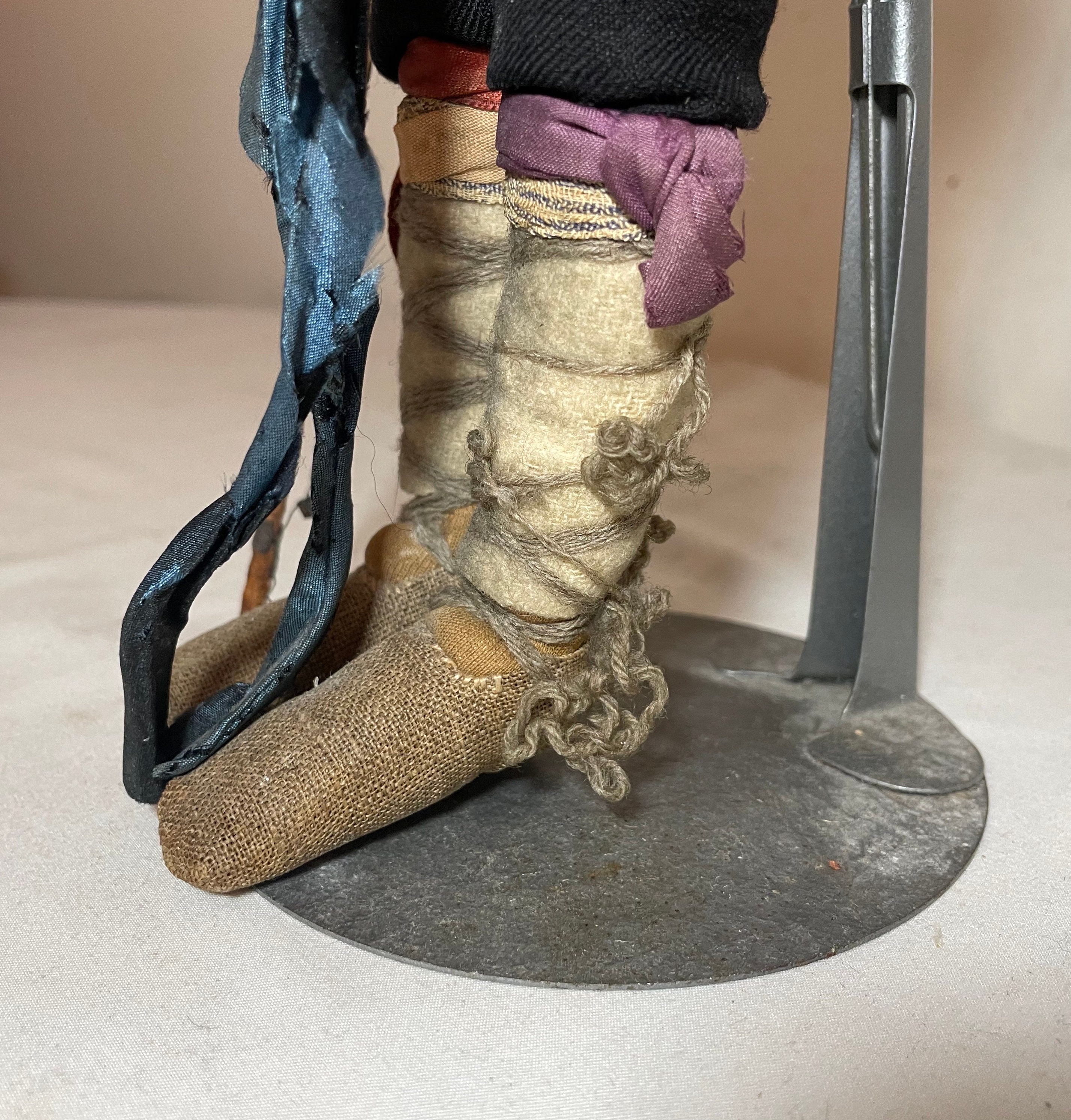 Rare 19th Century Antique Handmade Man With Cane Folk Art - Etsy