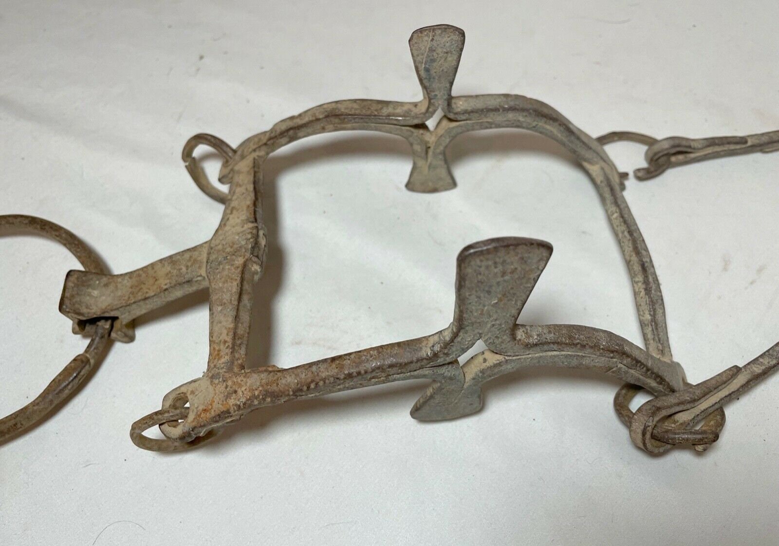 Very Rare Antique 18th Century 1700's Hand Wrought Iron Horse Bridle ...