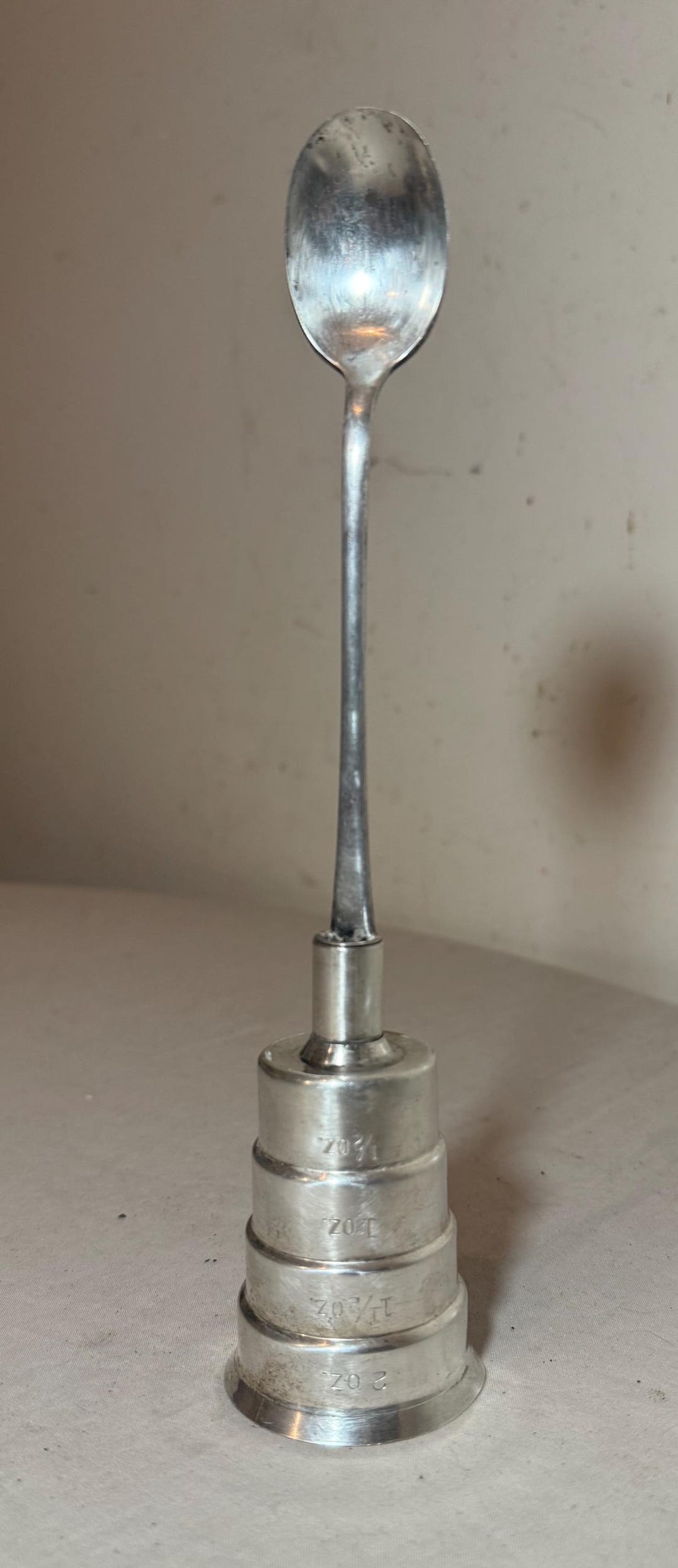 Antique 1930's Napier Art Deco Silver Plate Cocktail Stir Spoon Shot ...