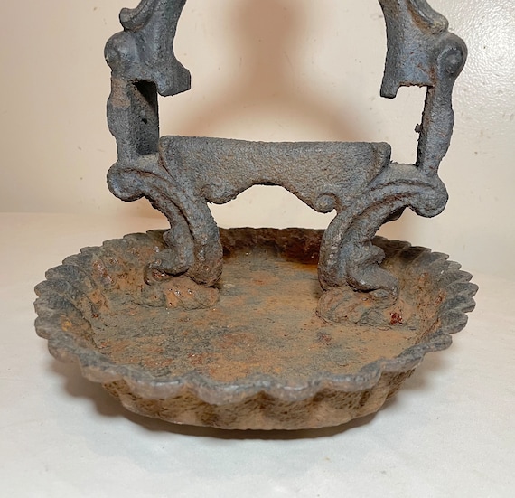 rare large antique original 1800's cast iron American… - Gem