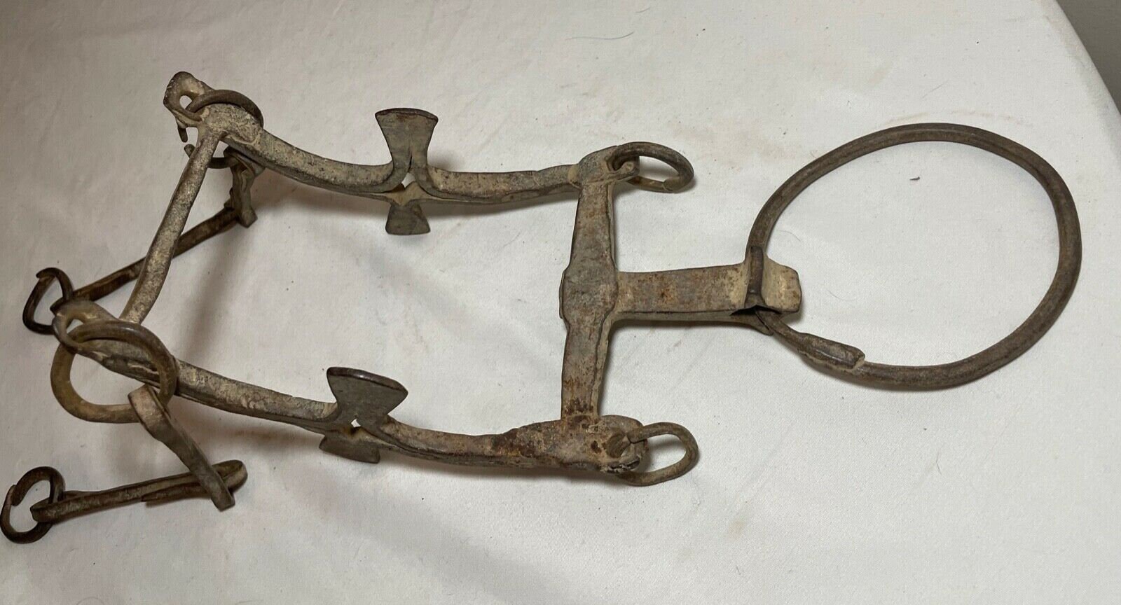 Very Rare Antique 18th Century 1700's Hand Wrought Iron Horse Bridle ...
