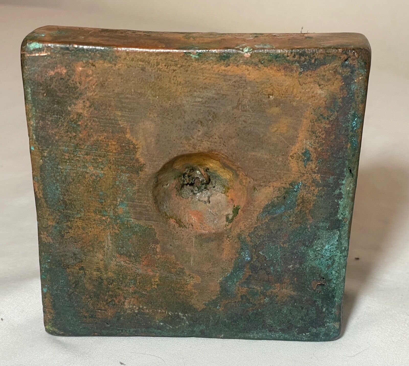 Tall Antique Detailed Polychromed Bronze Clad Figural Paul - Etsy