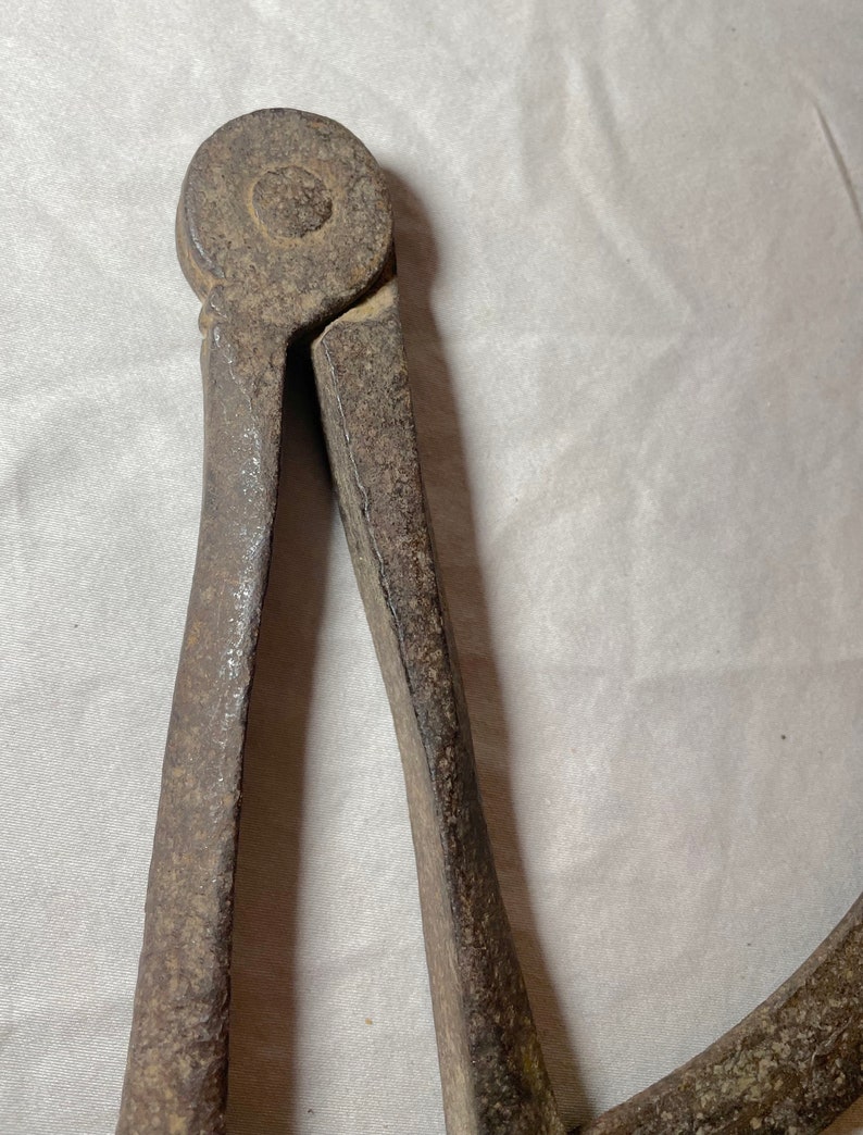 Very Rare Antique 18th Century Handmade Solid Wrought Iron Compass ...