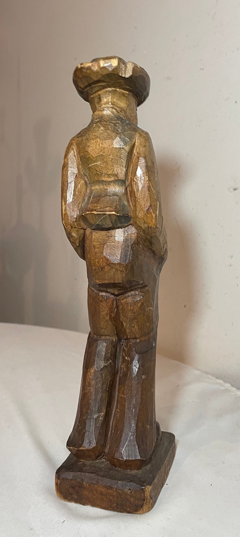 LARGE Antique Hand Carved Wood Folk Art German Old Man - Etsy