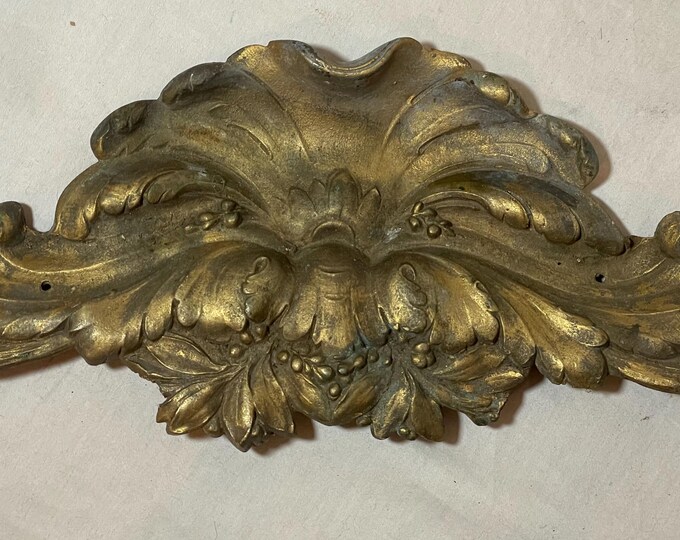 Antique Ornate Van Voorde Bronze Appliqué Architectural Salvage ...