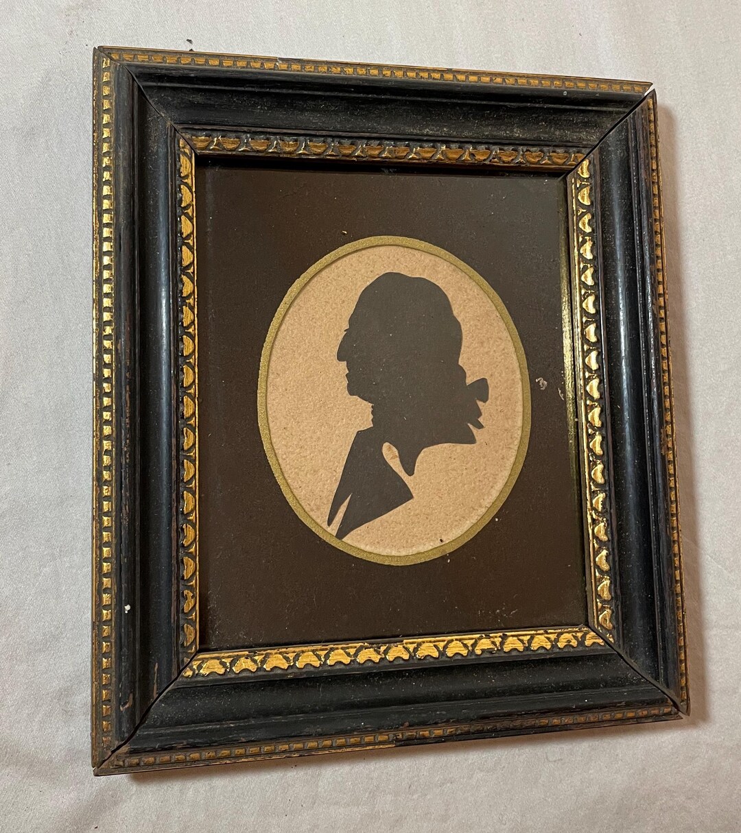 Antique 19th Century George Washington Cut Out Black Silhouette ...