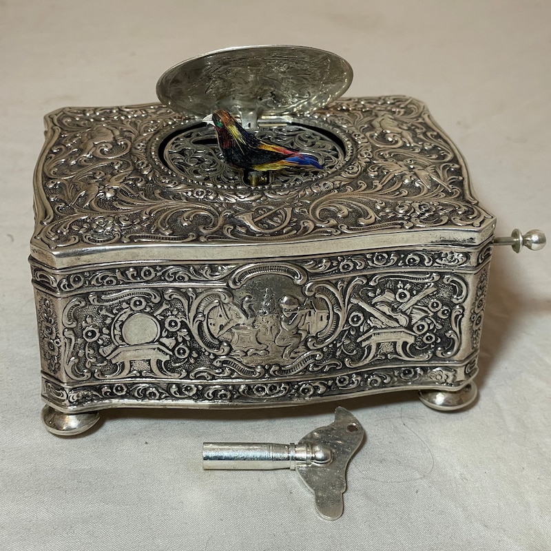 Antique Music Box - Etsy