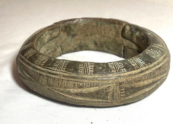 1800's Antique African Niger Baoulé Dogon Bronze Mani… - Gem