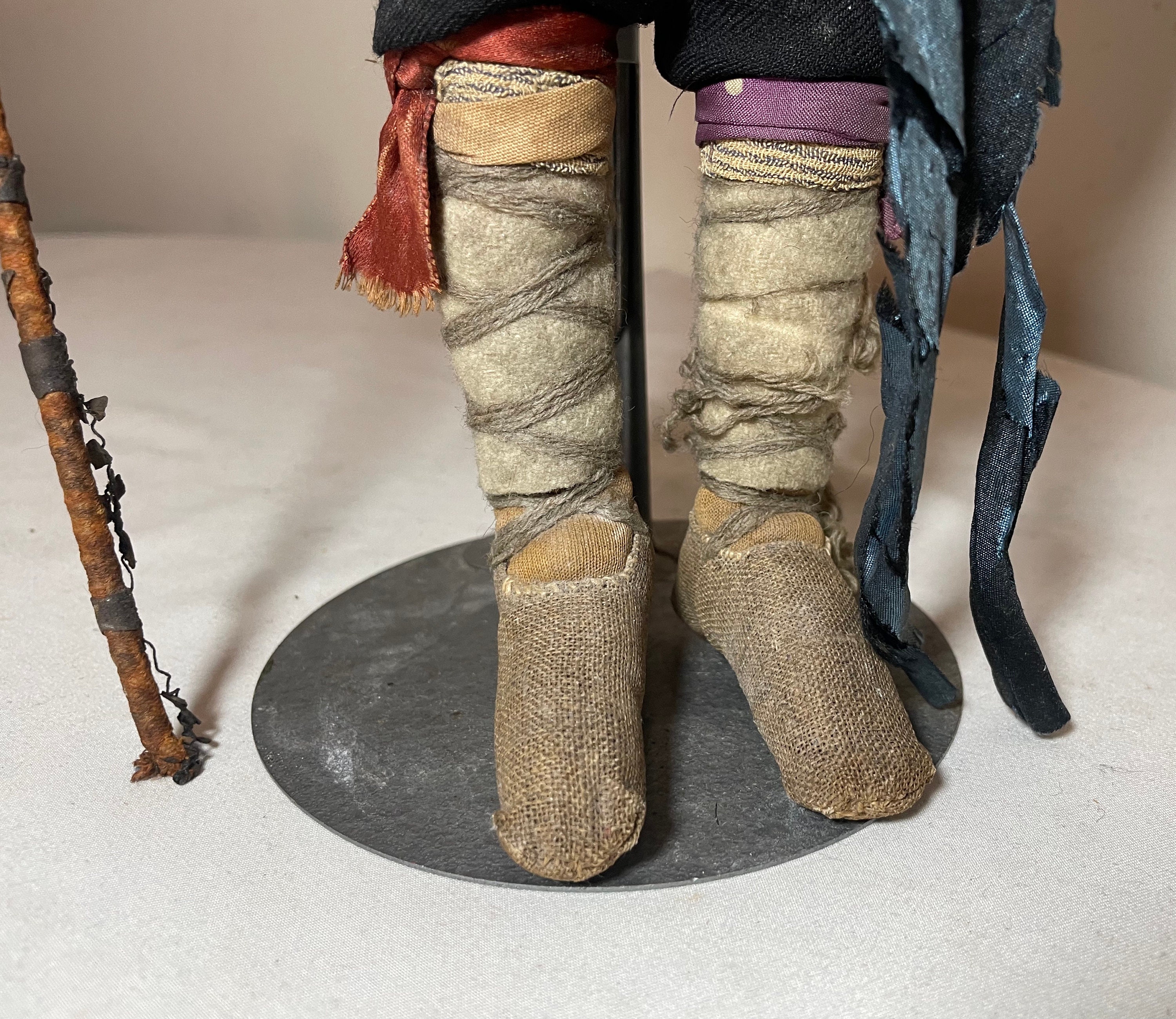 Rare 19th Century Antique Handmade Man With Cane Folk Art - Etsy