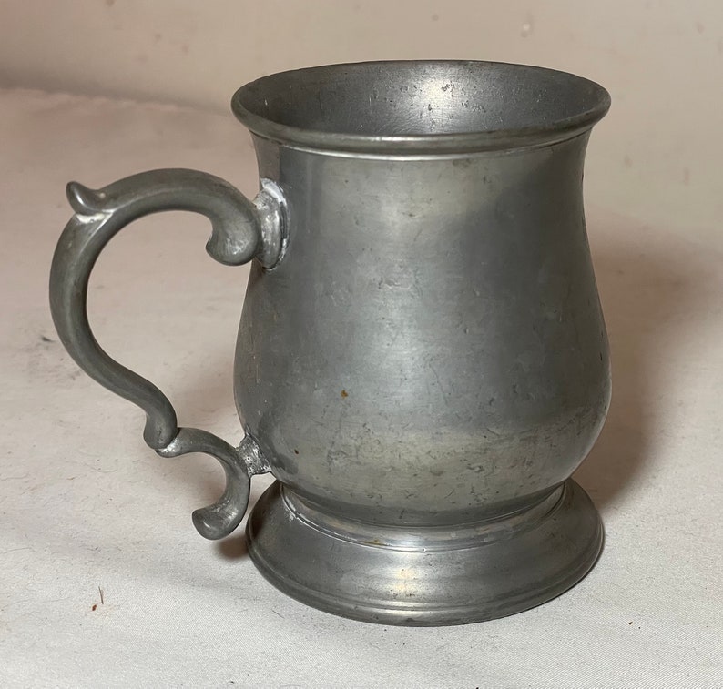Rare Antique 18th Century 1700's Handmade Pewter Beer Child Mug Stein Touch Mark - Etsy