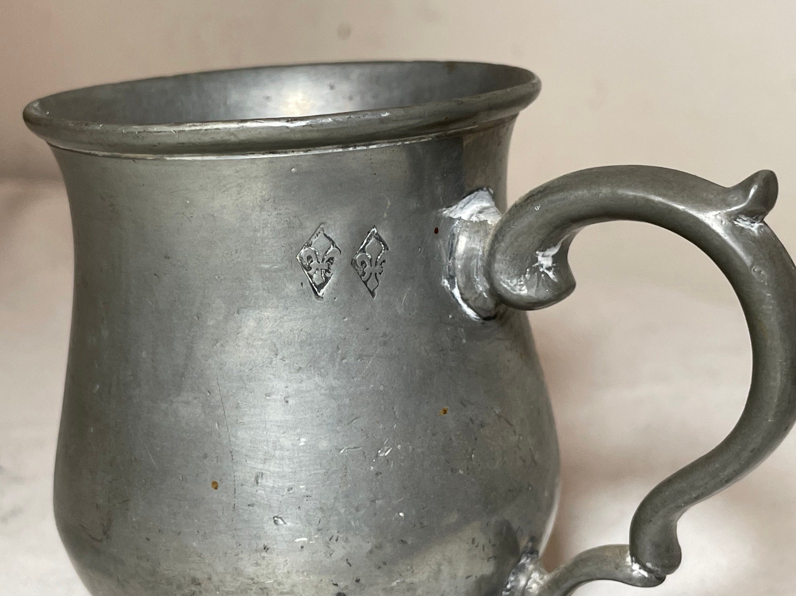 Rare Antique 18th Century 1700's Handmade Pewter Beer Child Mug Stein Touch Mark - Etsy