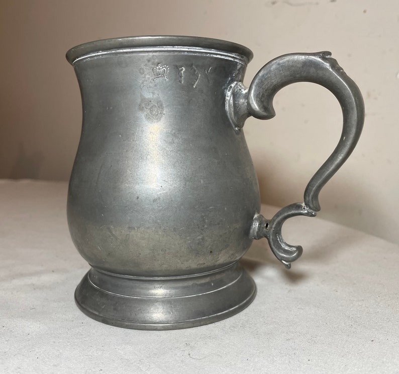 Rare Antique 18th Century Handmade Pewter Beer Mug Stein Early Touch Mark 1700's - Etsy