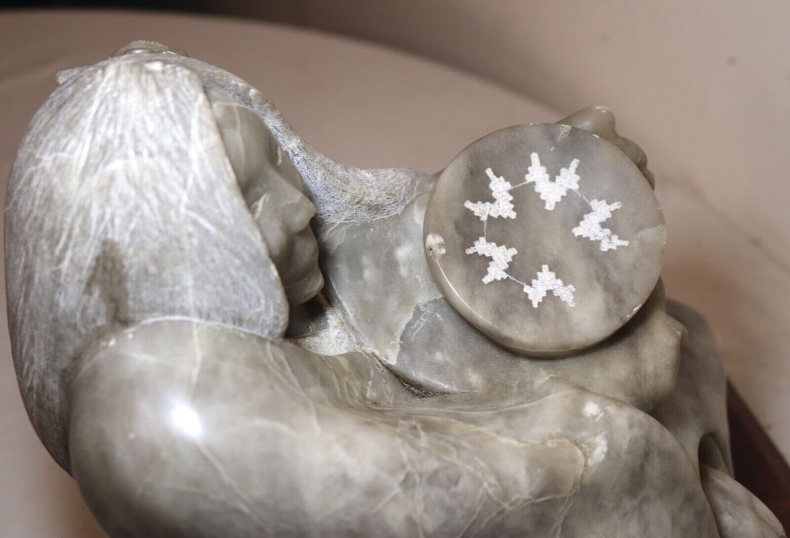 LARGE Antique Carved Good Luck Native American Inuit Soapstone - Etsy