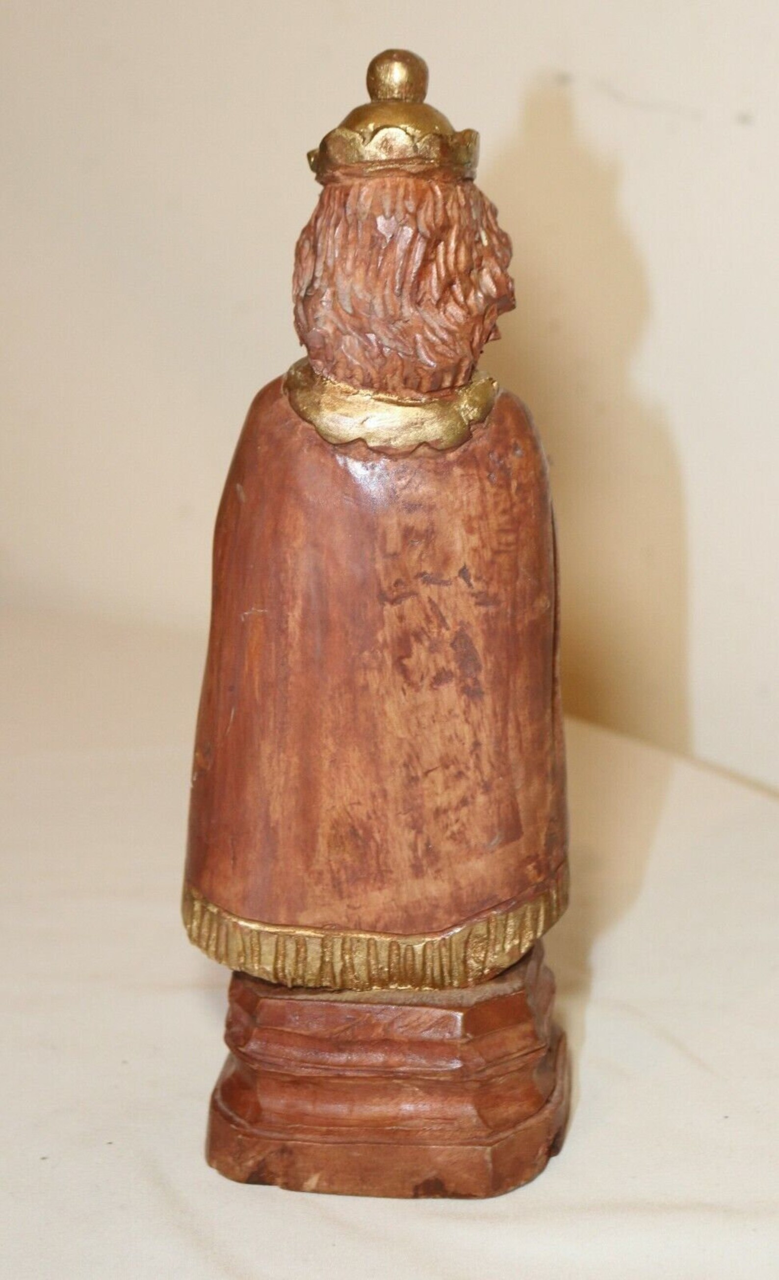 Vintage Antique Carved Wood Religious Jesus of Prague Sculpture Statue ...