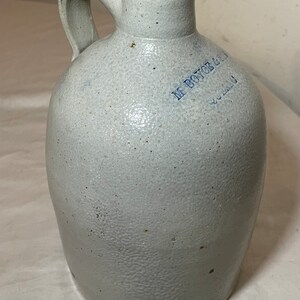 Antique 1800's M Boyce & Son Quebec Handmade Stoneware Salt Glazed ...
