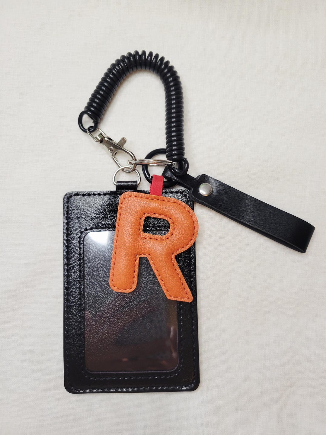 Slim Wallet Coil Wristlet With Letter Initial – Fun, Colorful ...