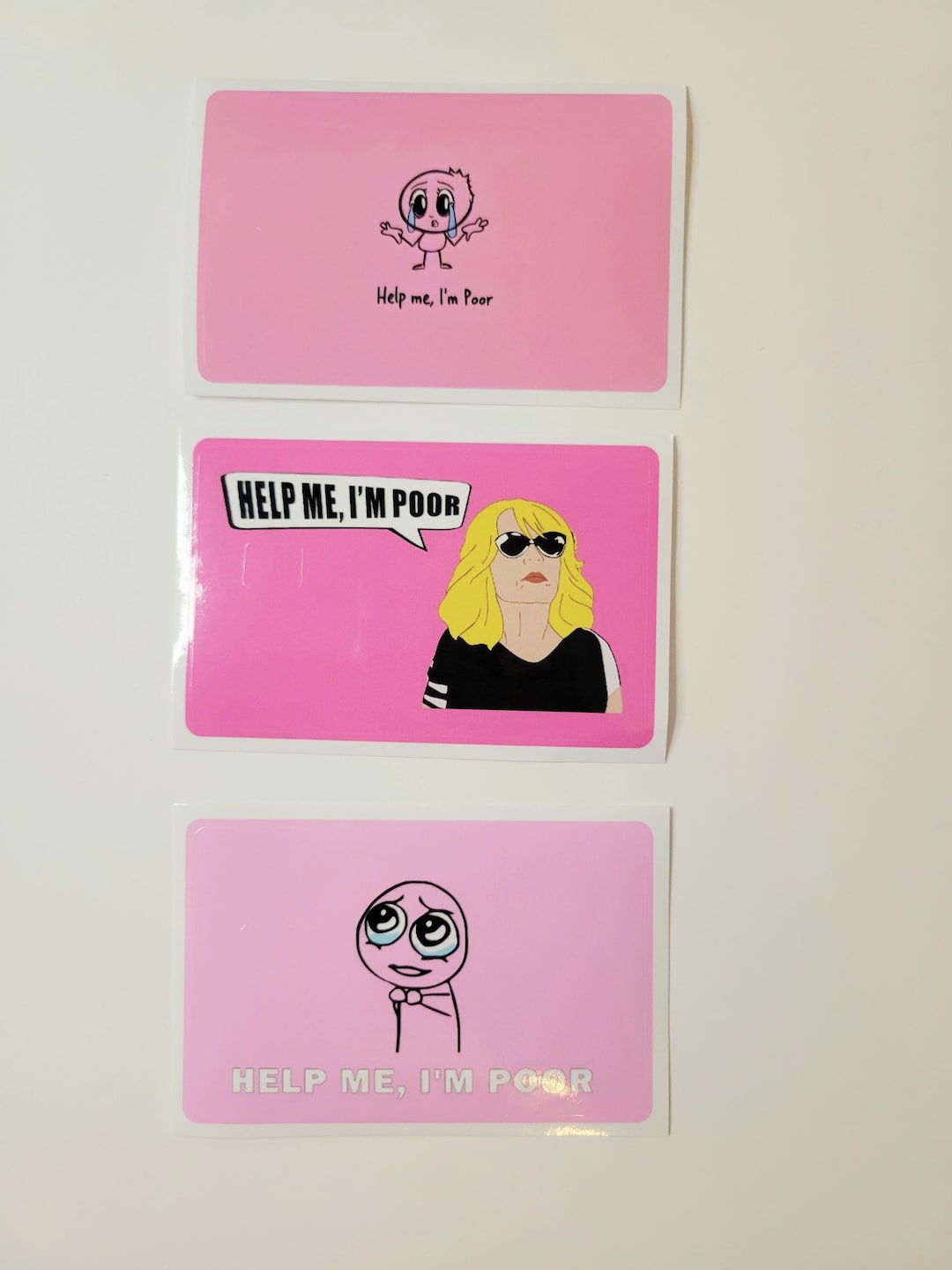 Aesthetic Credit Card Skin | Funny Cartoon Vinyl Sticker - Etsy UK