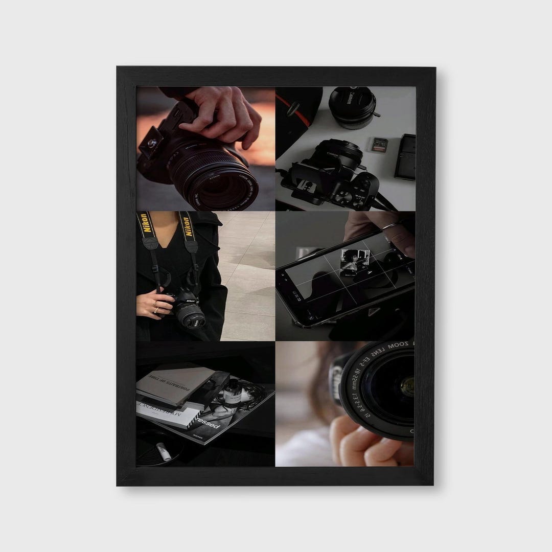 Modern Vision Board Printable, Minimalist Moodboard Wall Art, Aesthetic ...