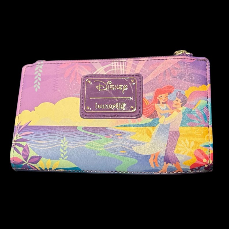 Disney Loungefly Little Mermaid Wallet | Ariel & Eric Sunset Scene - Etsy