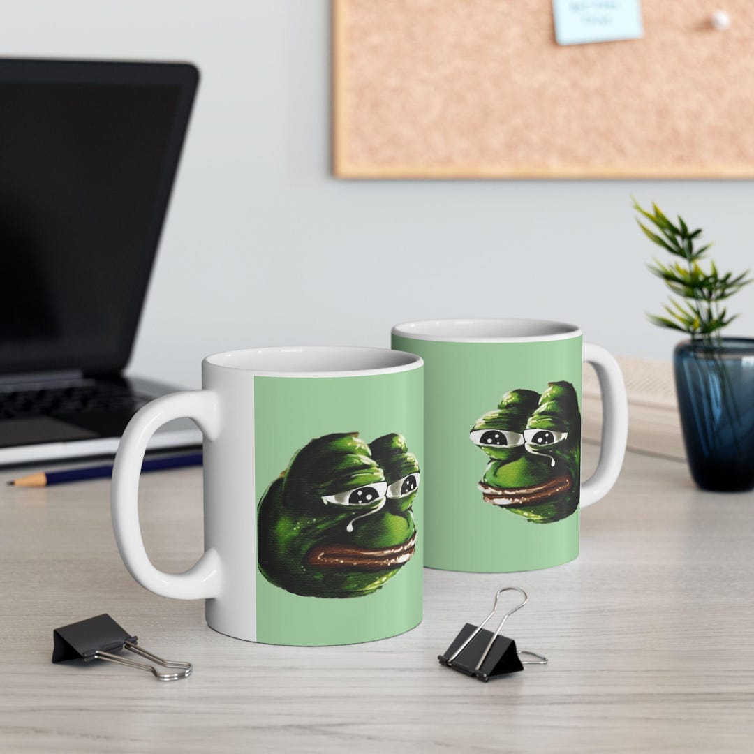 Sad Mug , Frog , Meme Mug, Perfect Gift - Etsy