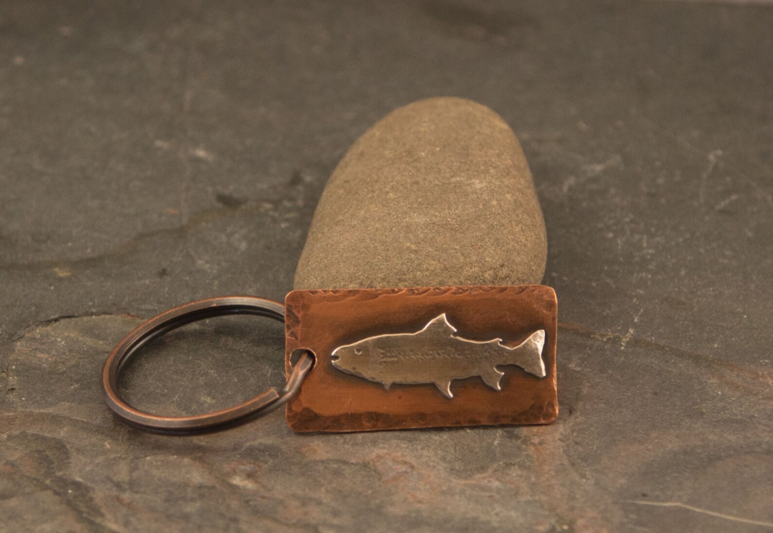 Trout Keychain Fly Fishing Gift Dad Gift Personalized Gift | Etsy