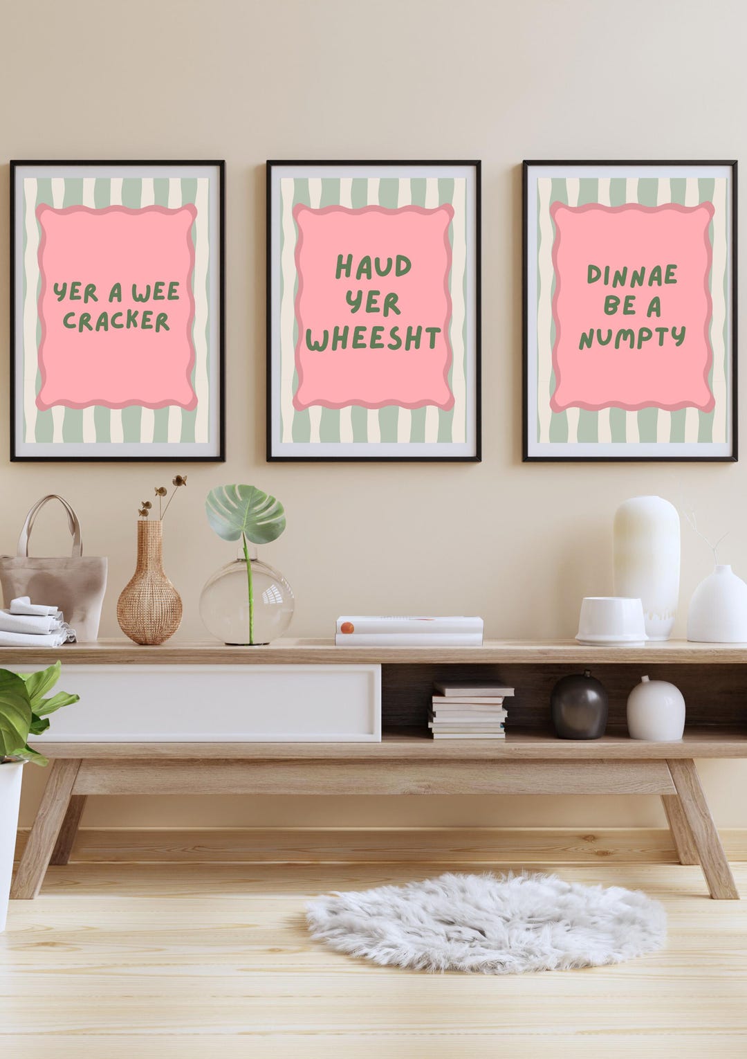 Scottish Slang Wall Art Bundle: Funny Scottish Quotes (digital Download ...