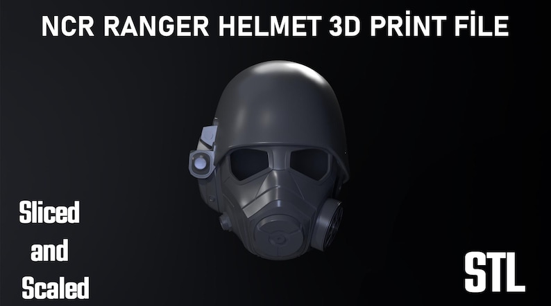 Fallout NCR Ranger Helmet 3d Print File - Etsy
