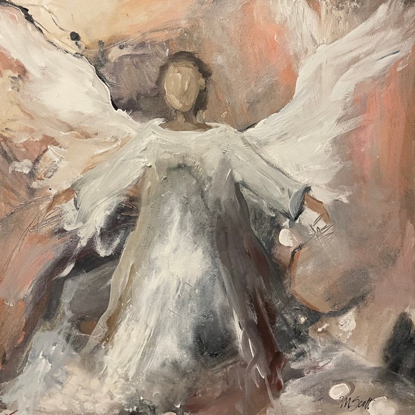 Abstract Angel Art - Etsy