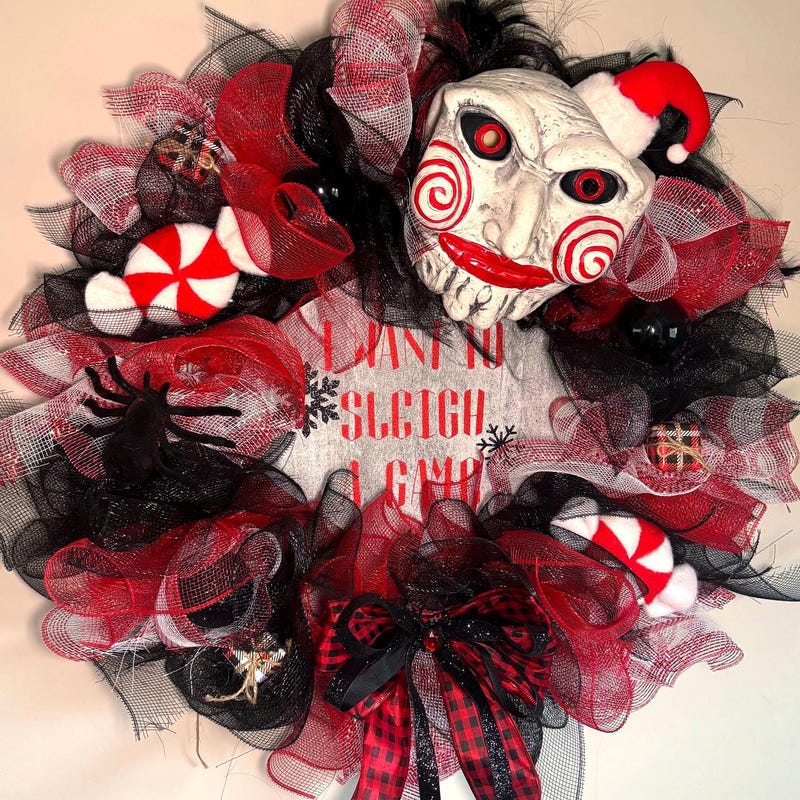 Creepy Wreath - Etsy