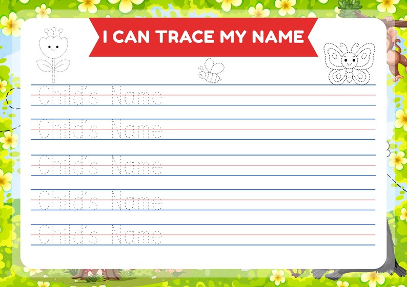 Animal Alphabet Tracing Worksheets With Coloring Preschool Learning ...