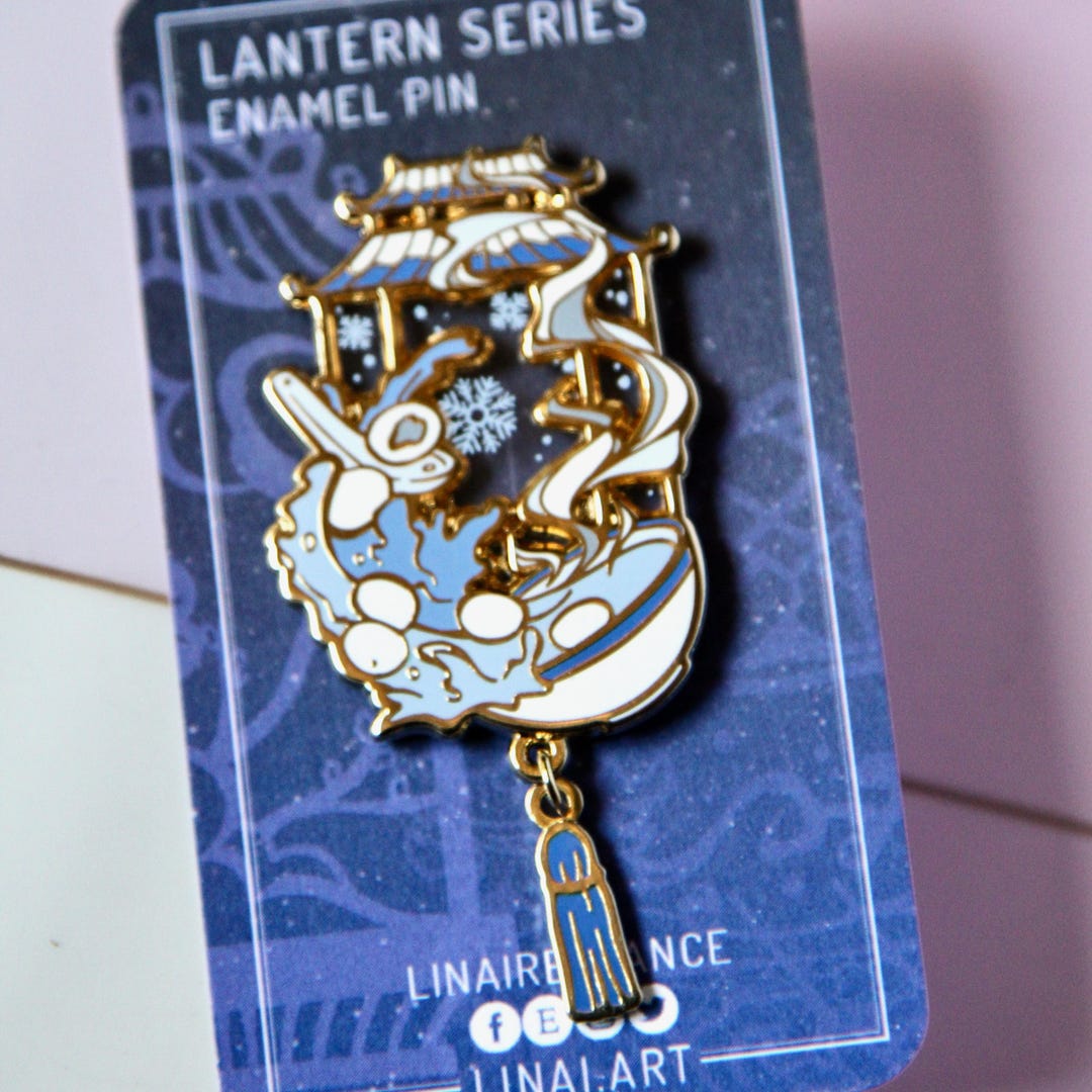 Winter Solstice Lantern - Original Enamel Pin - Etsy