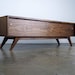 Walnut TV Stand MCM Media Console Mid Century Modern - Etsy Canada