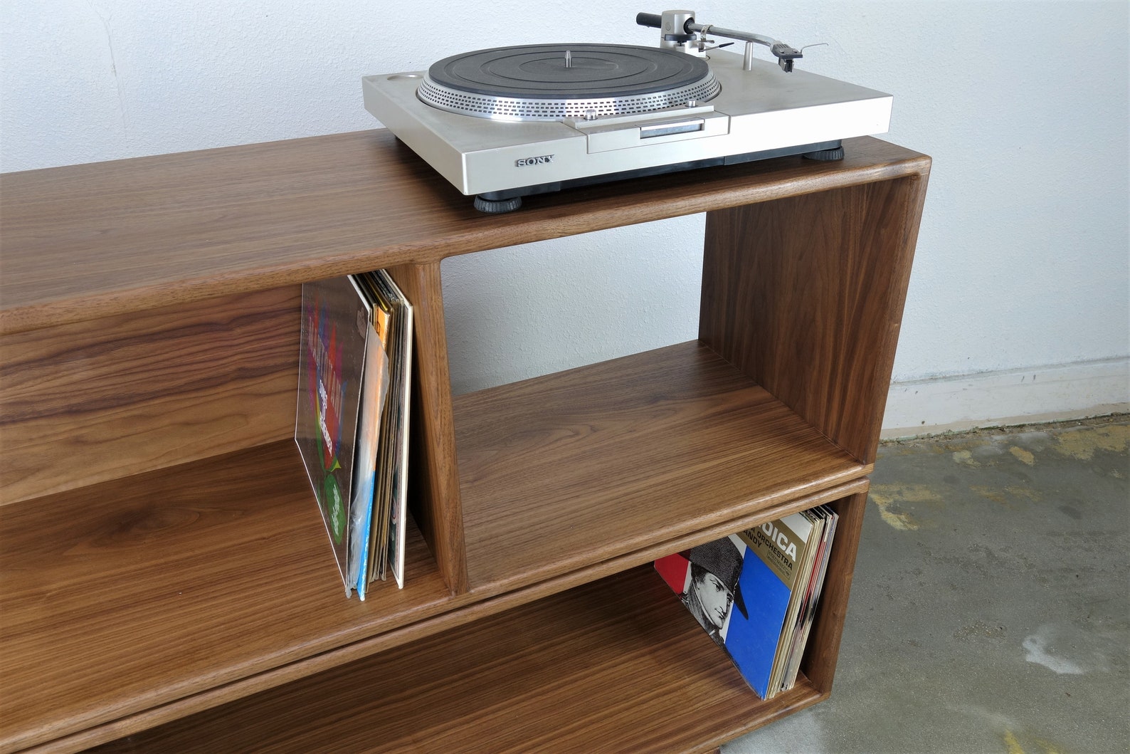 Mid-century Modern Stereo Console for a Record Player and | Etsy