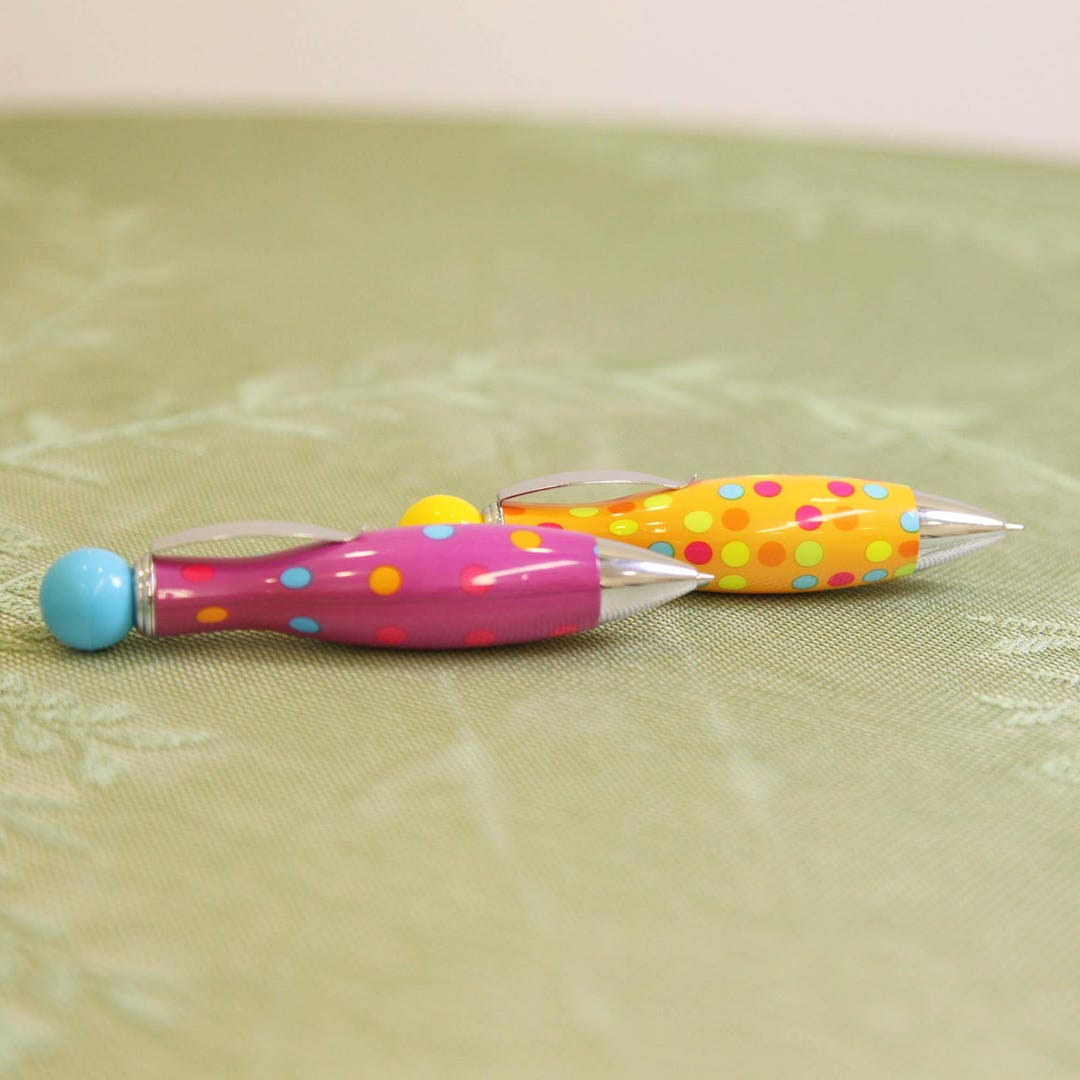 Chubby Twist Bowling Pen - Cute Short Ballpoint for Journaling ...