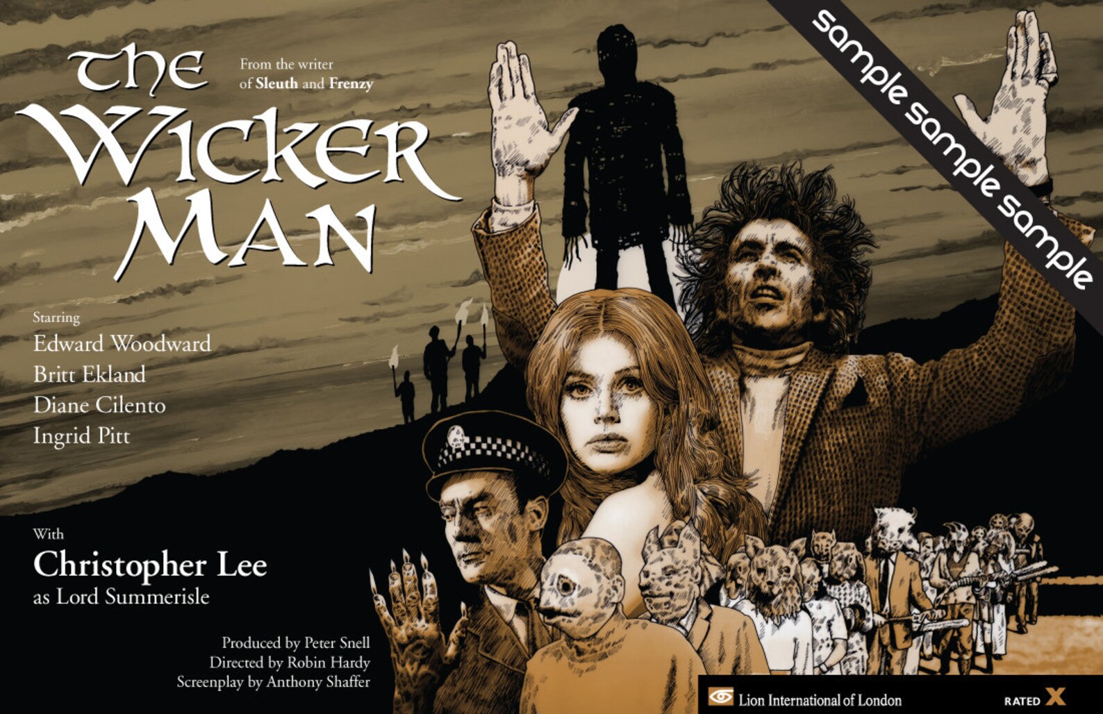 The Wicker Man Fan Art 17 X 11 Digital Print - Etsy UK