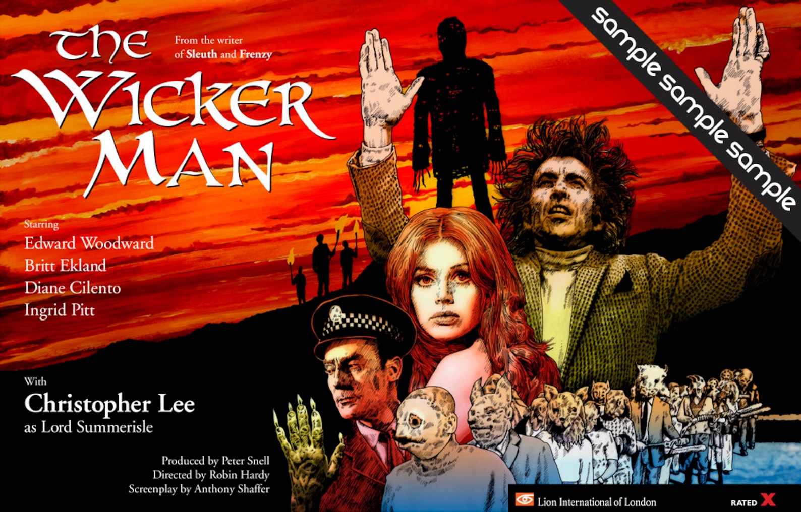 The Wicker Man Fan Art 17 X 11 Digital Print - Etsy UK