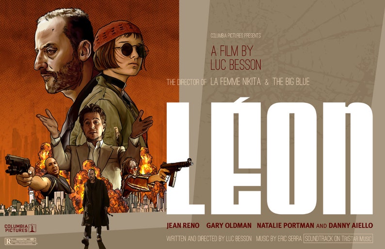 Leon The Professional Unofficial Fan Art Movie Poster | Etsy
