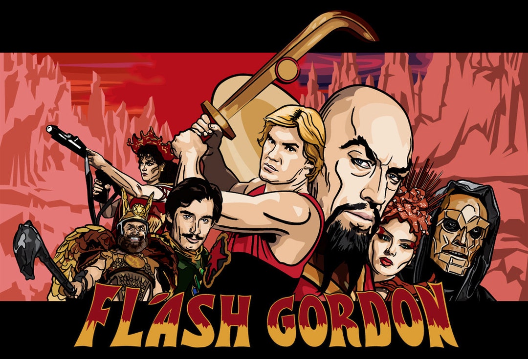 Flash Gordon 17 X 11.6" Digital Print - Etsy