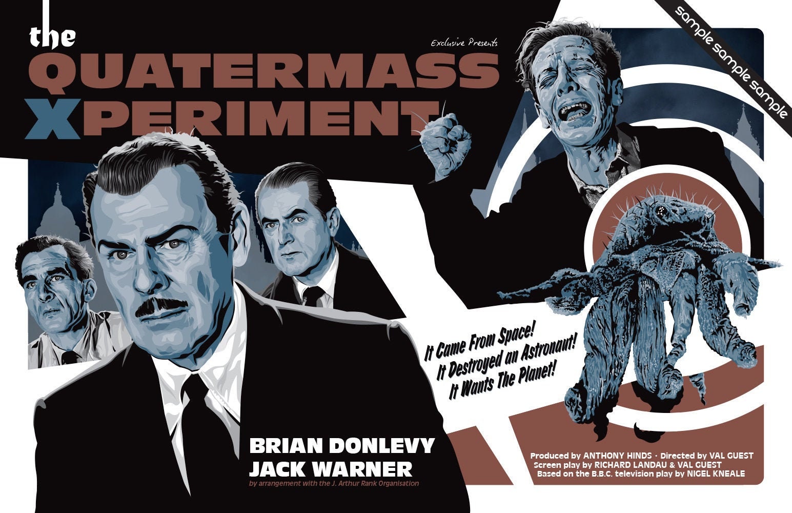 House of Hammer the Quatermass Xperiment Fan Art 17 X - Etsy